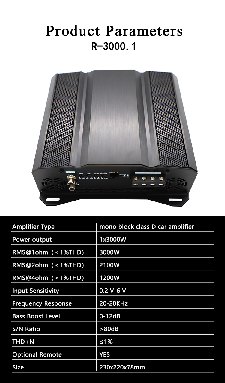 stereo 3000 watt Car Amplifier for car from China manufacturer ...